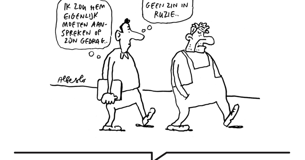 Blij met de komst van hein en guus